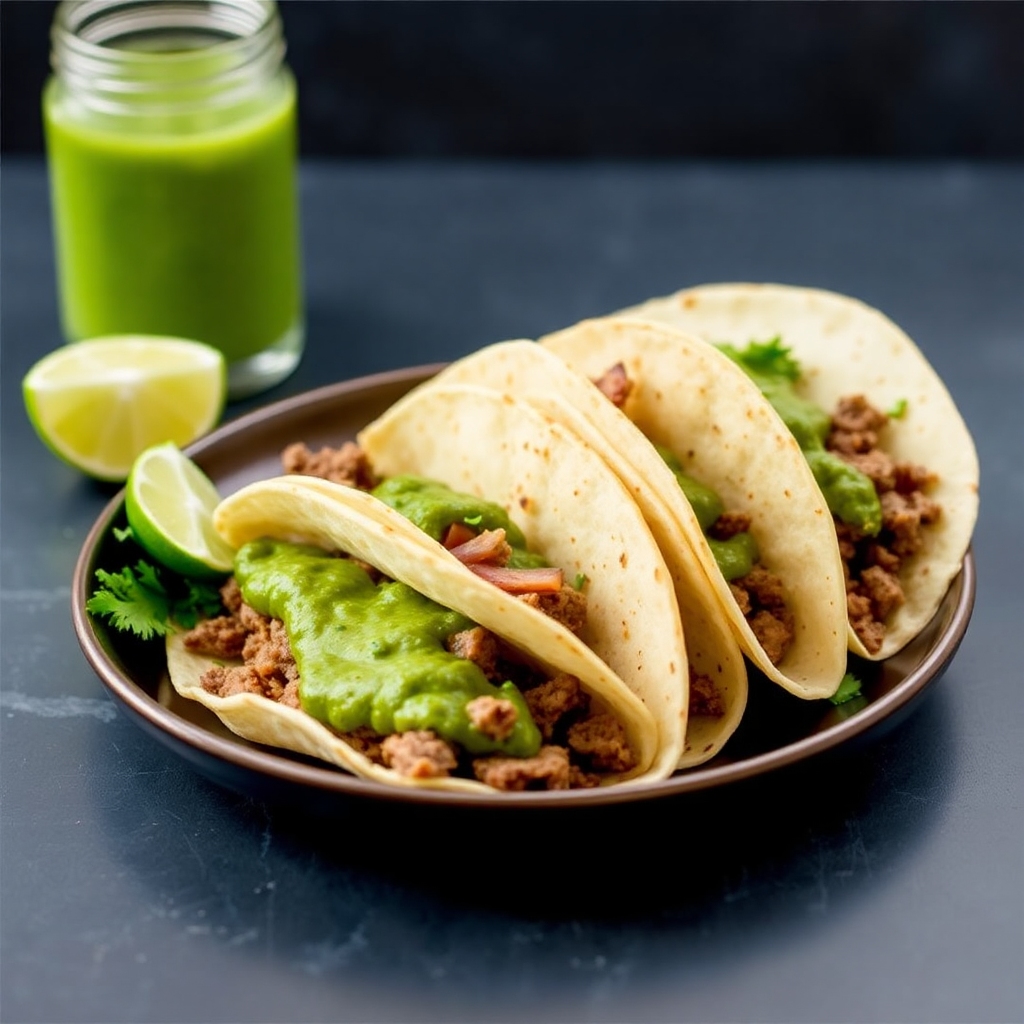 How to Make the Best Beef Tacos with Homemade Salsa Verde