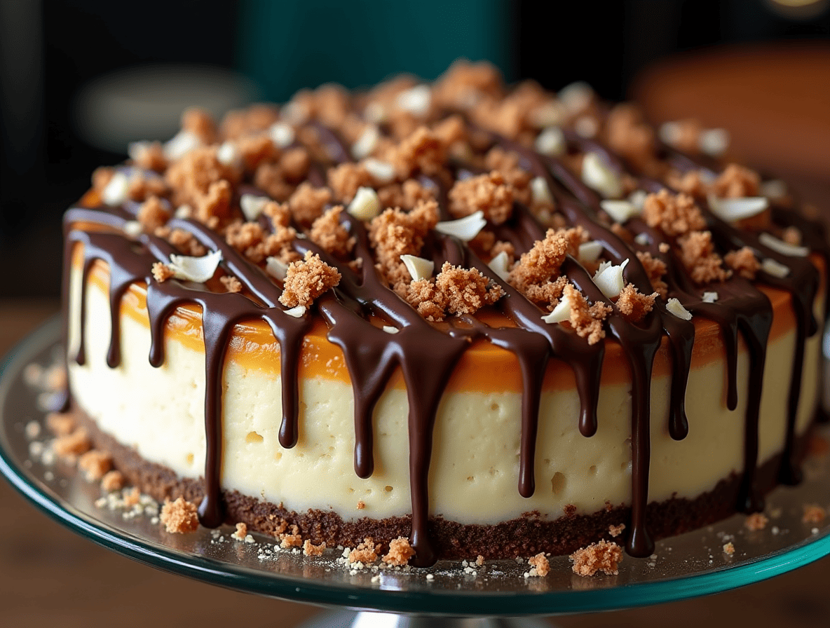 Samoa Cheesecake: The Ultimate No-Bake Dessert for Cookie Lovers